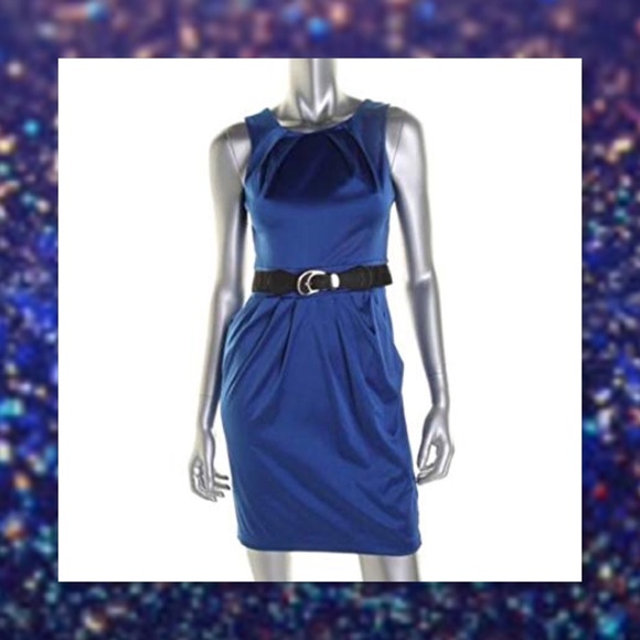 BCX | Dresses | Nwt Bcx Royal Blue Satin Sheath Dress Size | Poshmark